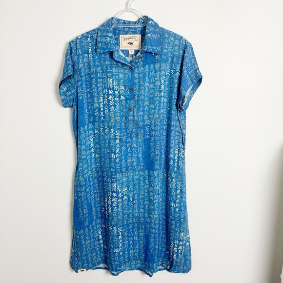 Western Aloha | Dresses | Western Aloha Placket Dress Heart Sutra Sea ...